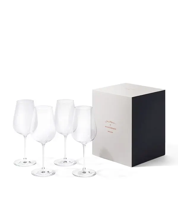 RICHARD BRENDON Set Of 4 Precision Wine Glasses