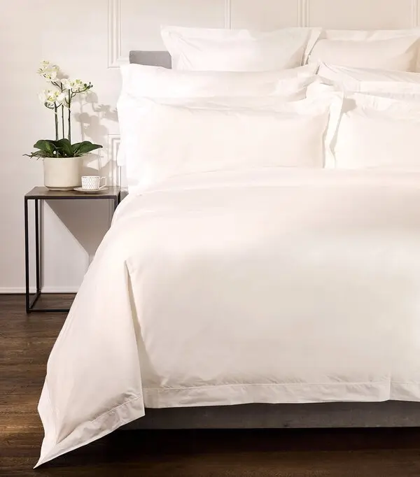 Harrods Chester Super King Fitted Sheet - White