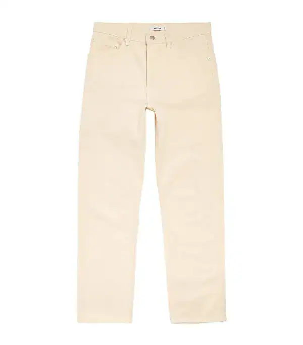 Sandro Straight Jeans Beige Editorialist - Main Image