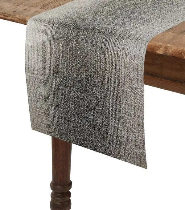 CHILEWICH Ombré Table Runner - Silver