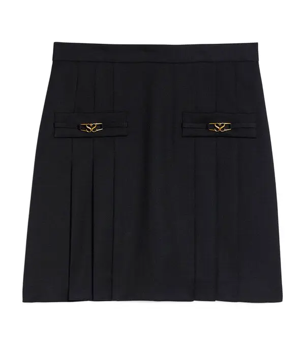 Sandro Wool Mini Skirt