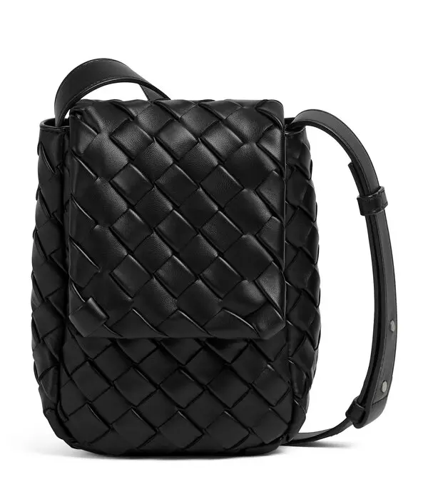 Bottega Veneta Mini Lambskin Cobble Cross-body Bag