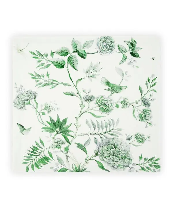 AQUAZZURA Set Of 2 Linen Secret Garden Napkins