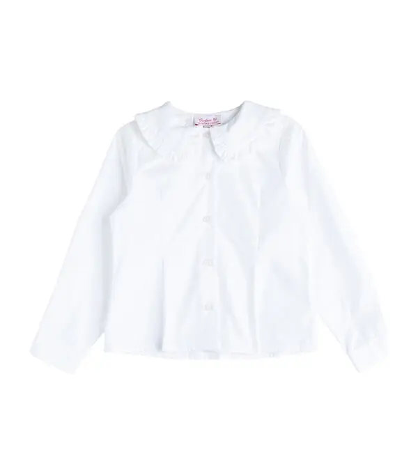 Trotters Pie-crust Collar Blouse