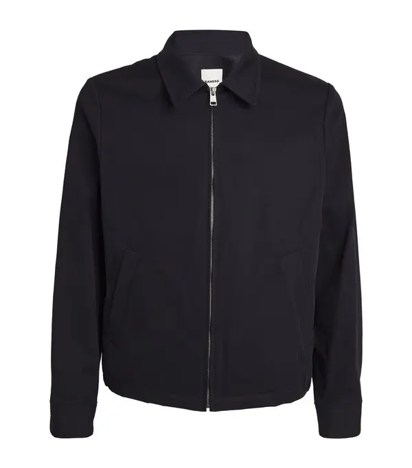 Sandro Cotton Field Jacket - Blue