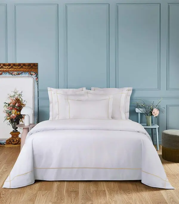 YVES DELORME Athena King Oxford Pillowcase - Beige