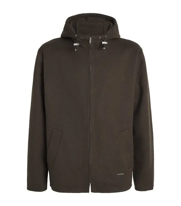 Sandro Wool-blend Jacket - Green