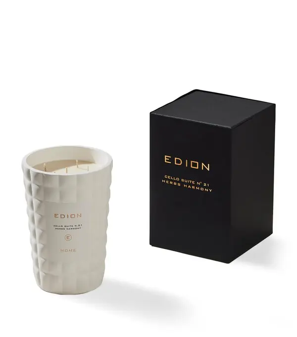 EDION Cello Suite No.21 Herbs Harmony Candle