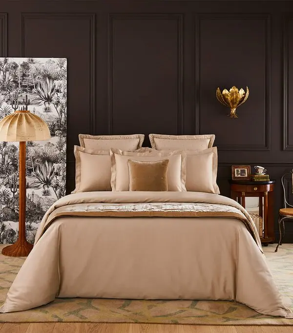 YVES DELORME Triomphe Dune King Duvet Cover
