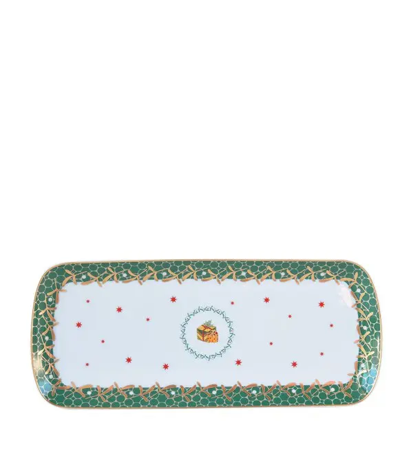 Bernardaud Noël Cake Platter - Green