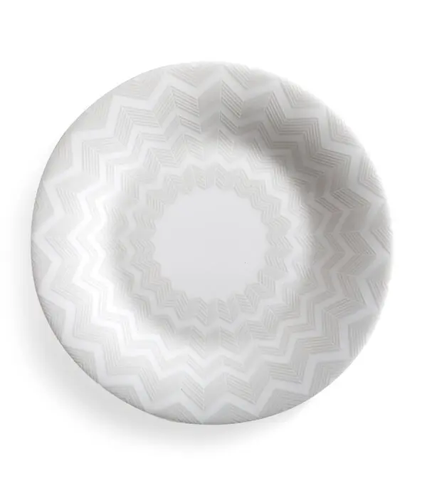 Missoni Zigzag Bread Plate - White