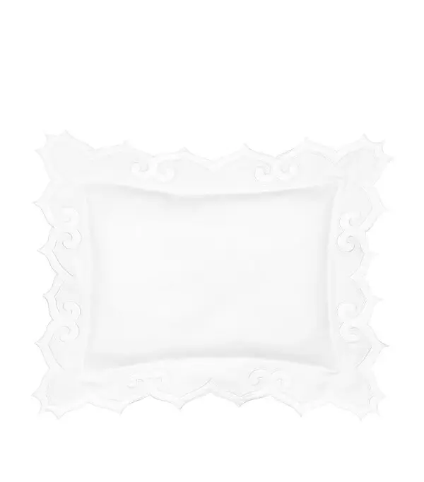 PRATESI Marrakesh Boudoir Sham - White