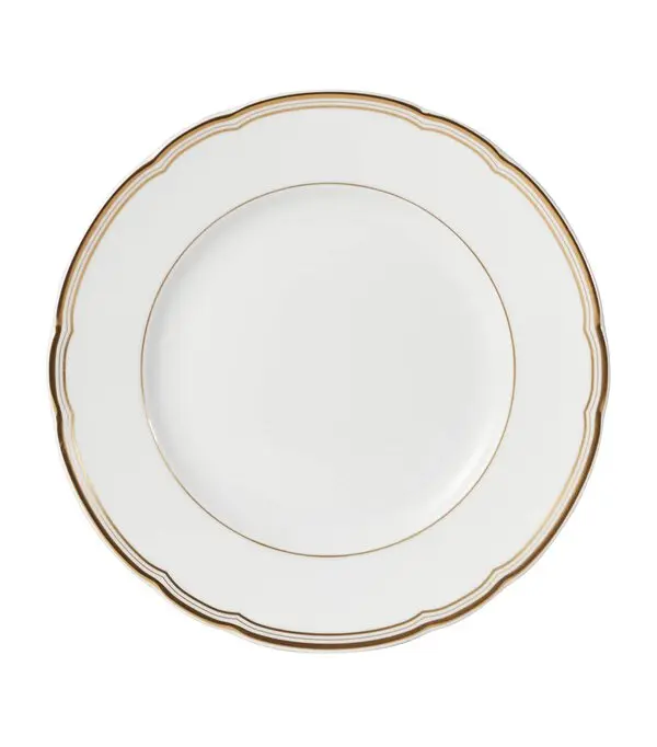 Bernardaud Porcelain Pompadour Salad Plate - Gold