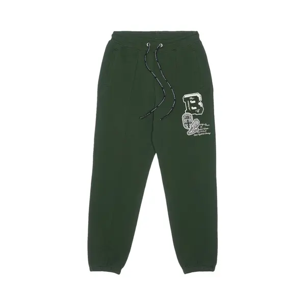 BAPE College Badges Sweatpants - Green