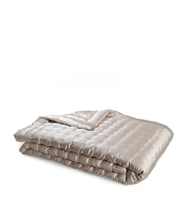 Gingerlily Silk Super King Windsor Bedspread - Pink