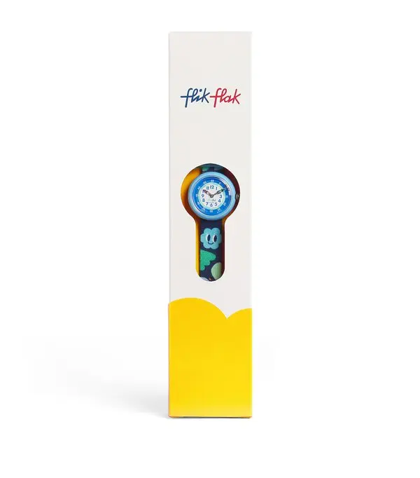 FLIK FLAK Smiling Clouds Strap Watch - Blue