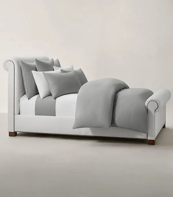 Ralph Lauren Player King Fitted Sheet - Grey