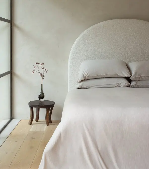 SHELEP Merino Jersey King Fitted Sheet - Neutral