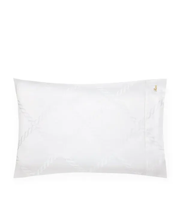 PRATESI Treccia Bolster Pillowcase - White