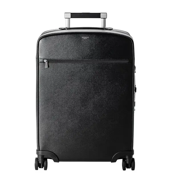 SERAPIAN Leather Spinner Cabin Suitcase