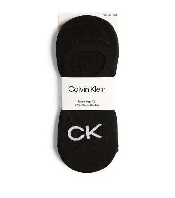 Calvin Klein Footie High Cut Socks - Grey