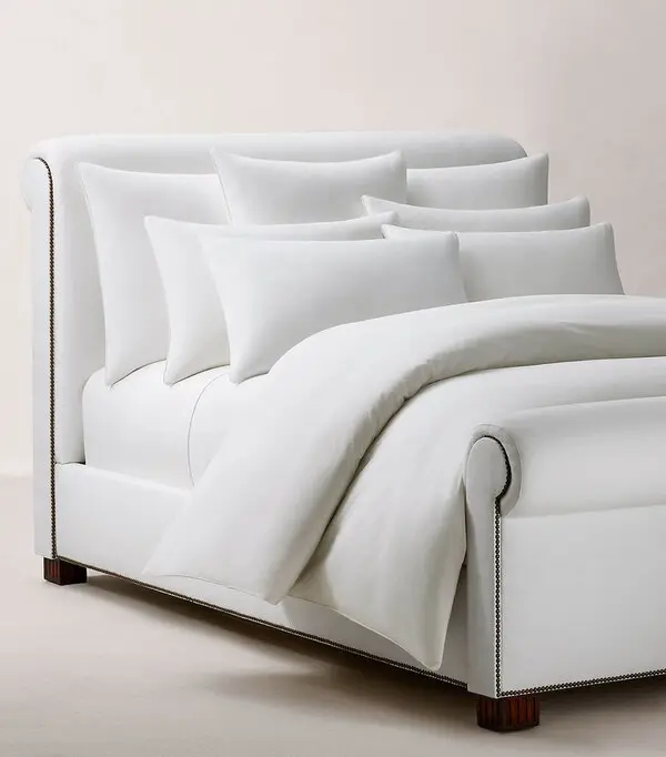 Ralph Lauren Polo Player Double Flat Sheet - White