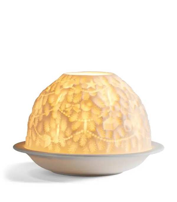 Bernardaud Christmas Tree Led Votivelight Lithophane