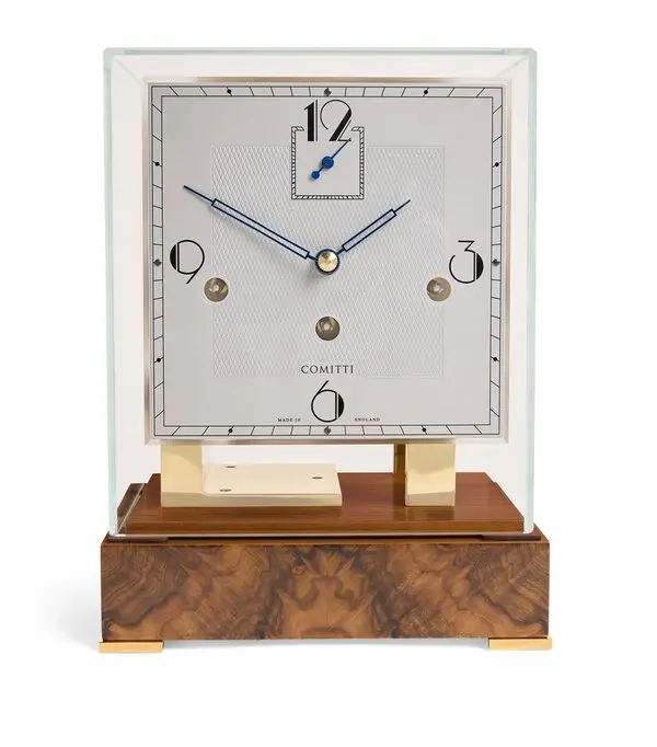 COMITTI Walnut Stratford Mantle Clock