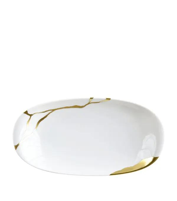 Bernardaud Kintsugi Relish Dish - Gold