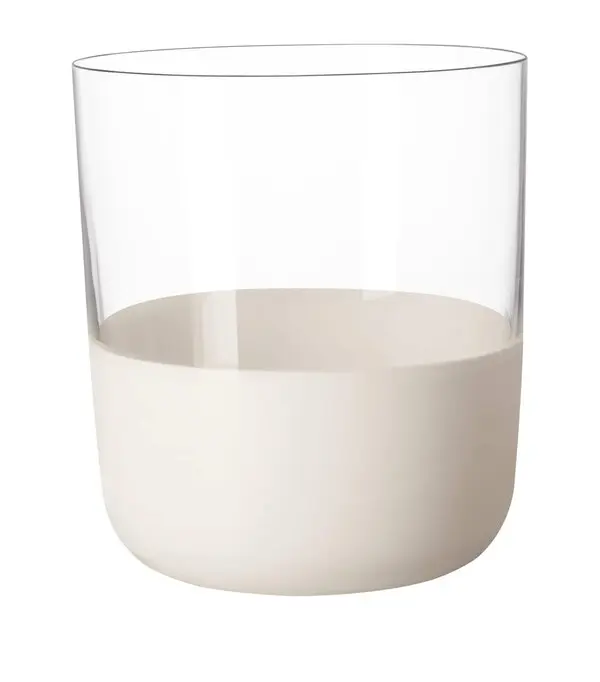 VILLEROY & BOCH Set Of 4 Manufacture Rock Blanc Tumblers - White