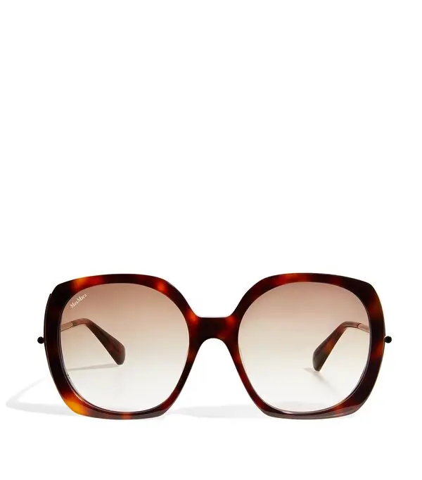 Max Mara Oversized Sunglasses - Brown | Editorialist display picture 1