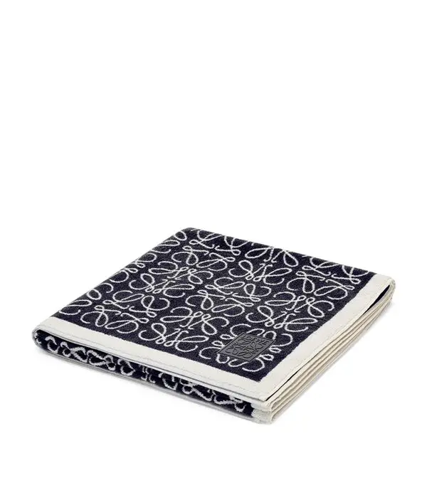 Loewe Anagram Towel - Navy