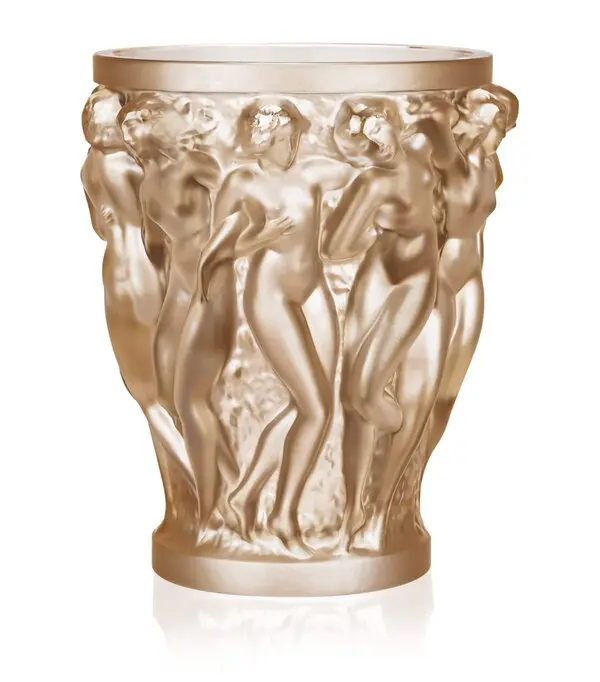 Lalique Bacchantes Small Vase - Gold