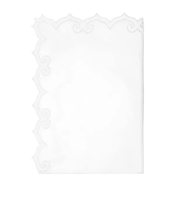 PRATESI Marrakesh Super King Flat Sheet - White