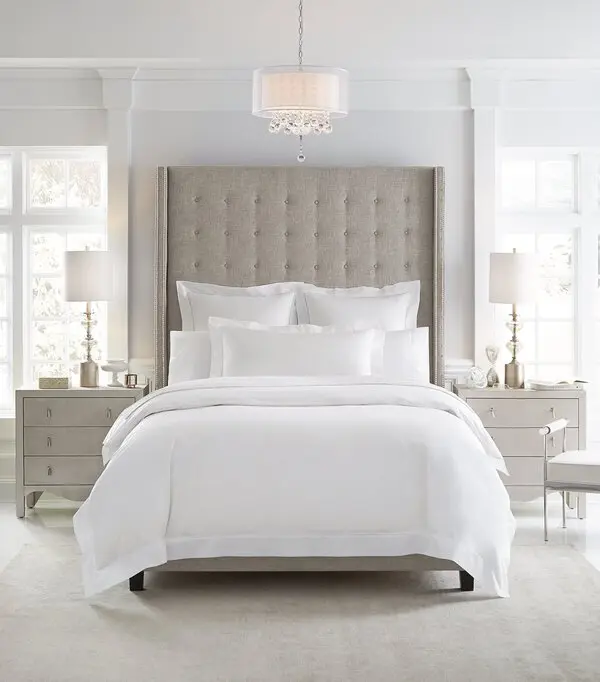 SFERRA Giza 45 Boudoir Pillowcase Pair - White