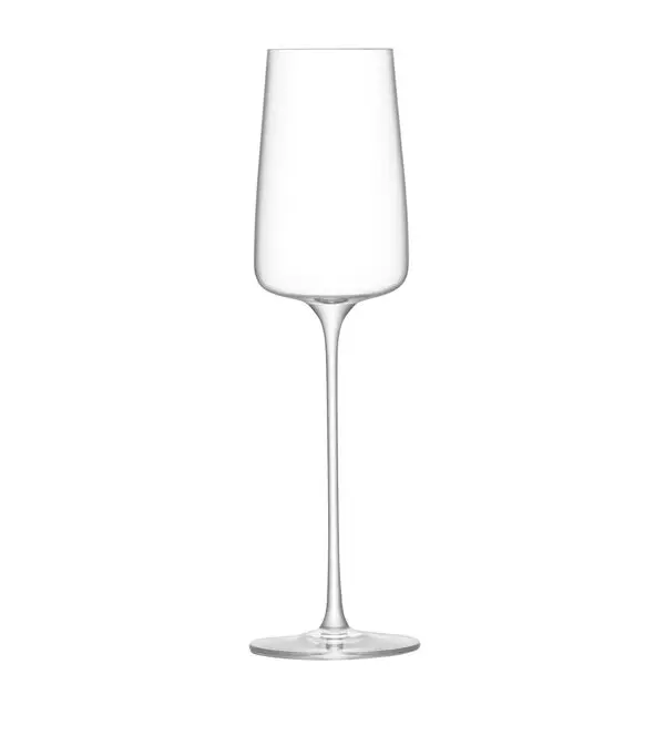 LSA INTERNATIONAL Set Of 4 Metropolitan Champagne Flutes