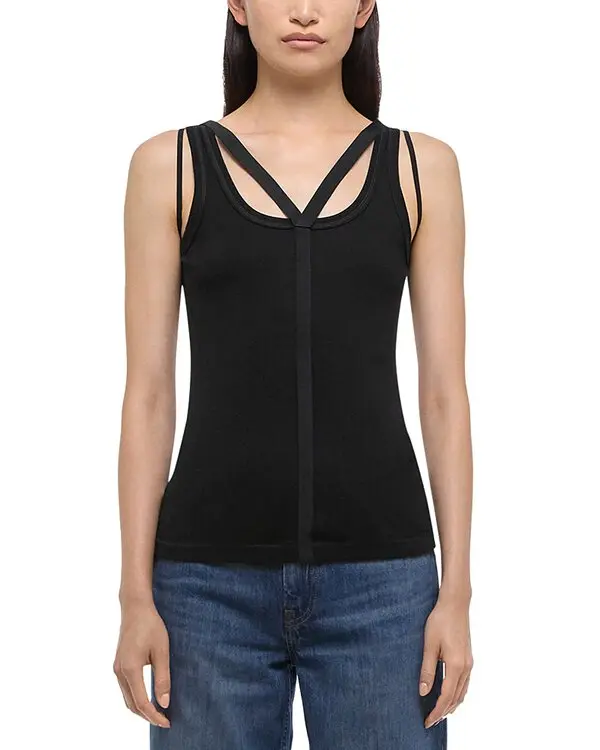 Helmut Lang Strappy Sleeveless Top - Black