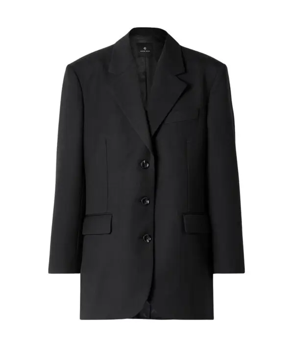 ANINE BING Sara Oversized Blazer - Black