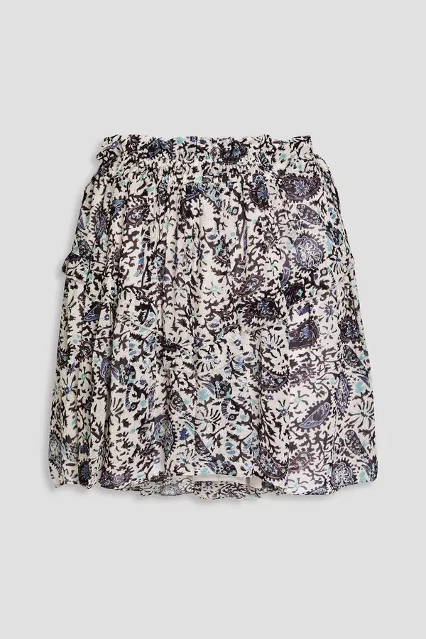 MARANT ETOILE Itelo Printed Mini Skirt