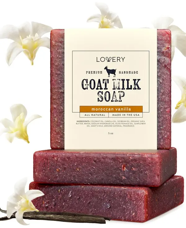 LOVERY 3-pc. Goat Milk Soap Bars Set