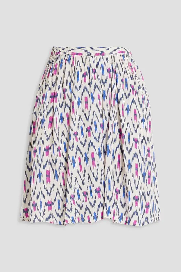 MARANT ETOILE Assia Printed Mini Skirt - Ecru