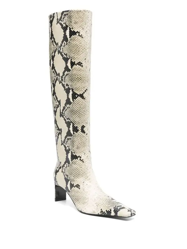 Khaite 55mm Ona Boots - Neutrals