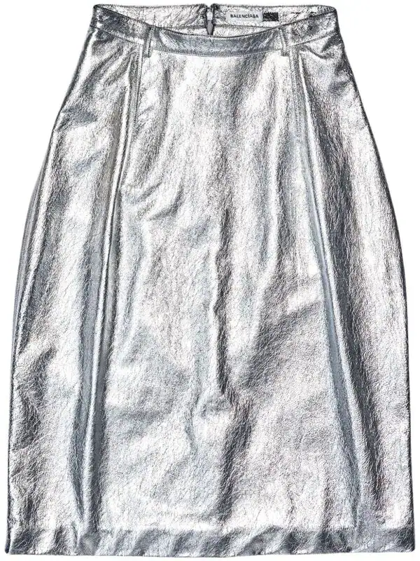 Balenciaga Balenciaga Metallic Effect Midi Dress