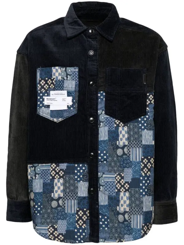 MUSIUM DIV. Corduroy Shirt - Blue