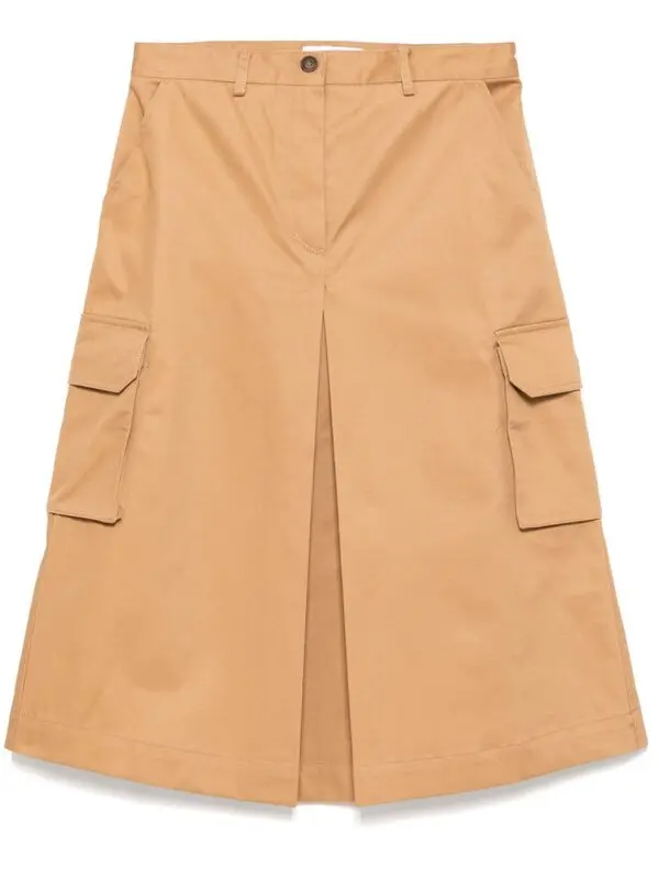 Maison Kitsuné Utility Skirt - Brown