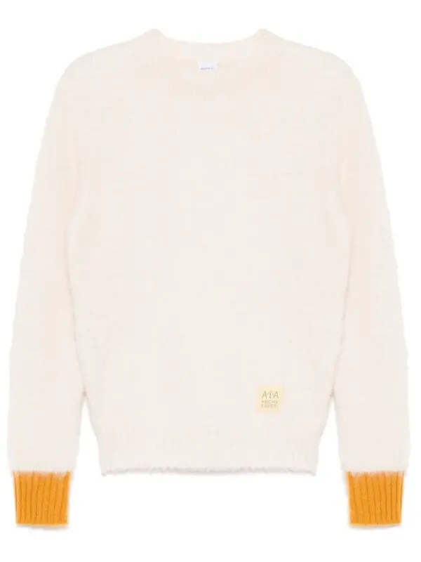 Aspesi Brushed-wool Crew-neck Jumper