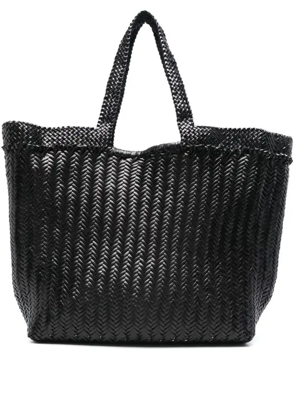 Dragon Diffusion Oversize Woven Tote Bag - Black
