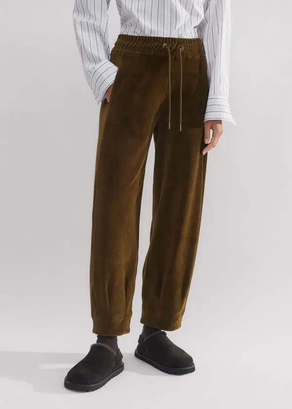 ME+EM Cord Velour Cargo Jogger