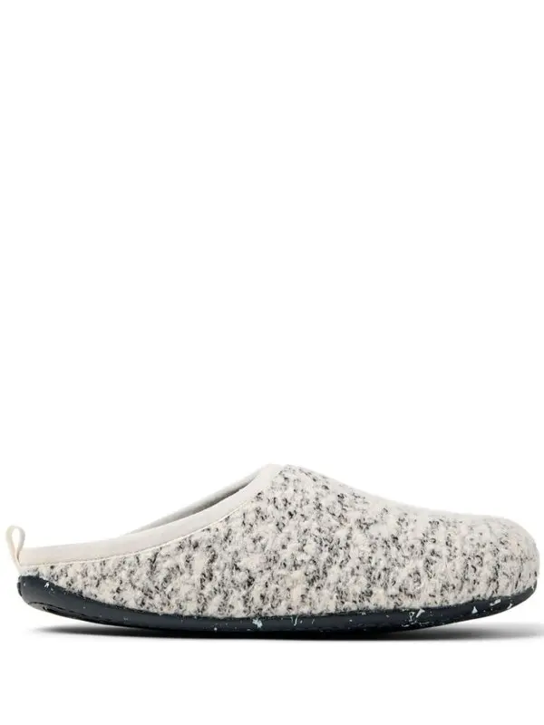 Camper Wabi Flat Slippers - White