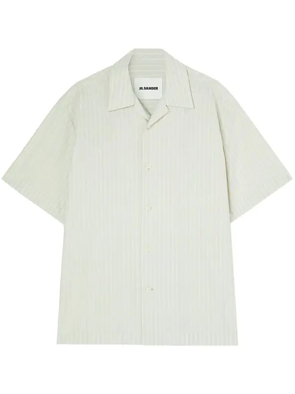 JIL SANDER Striped Shirt - Neutrals